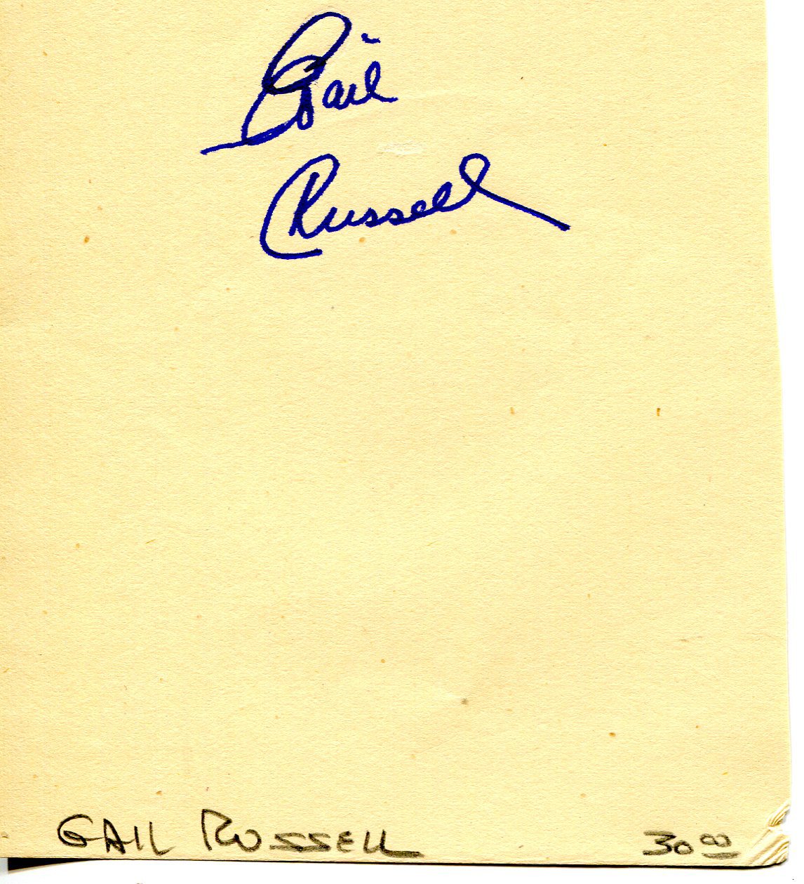 Gail Russell - Liam Bluett