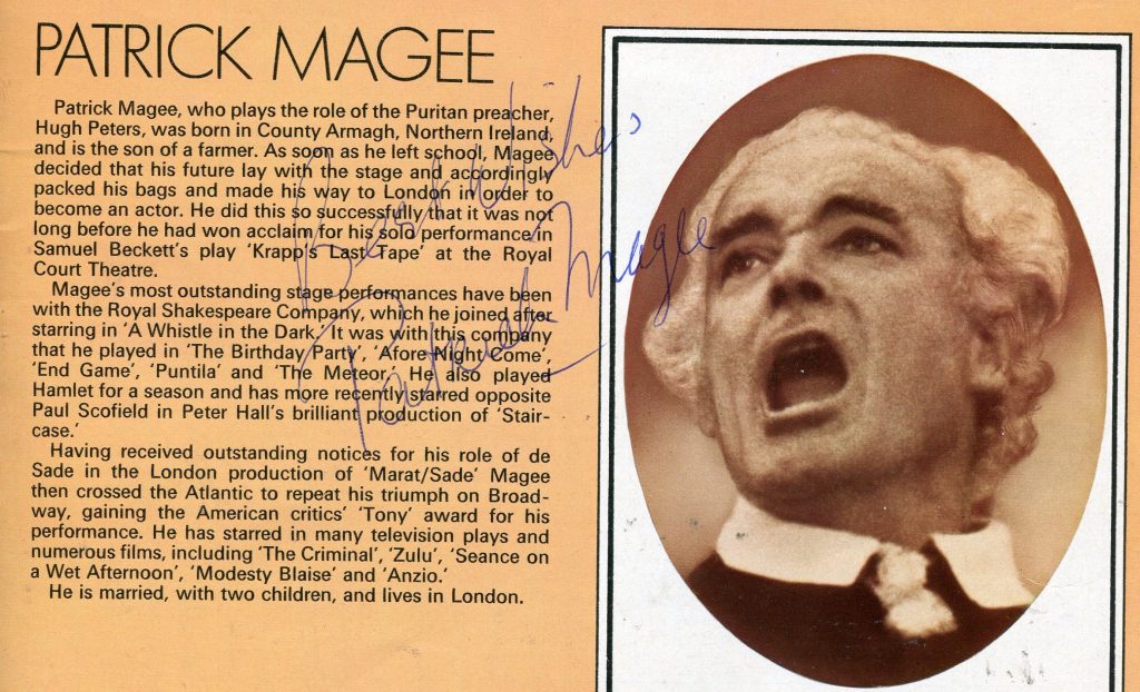 Patrick Magee - Liam Bluett