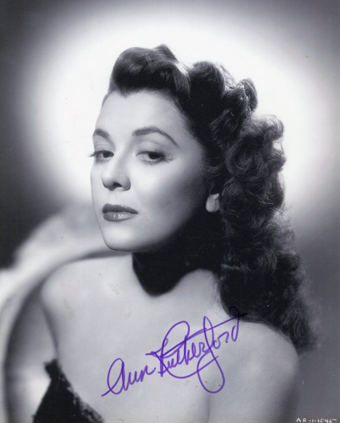 Ann Rutherford – Movies & Autographed Portraits Through The Decades
