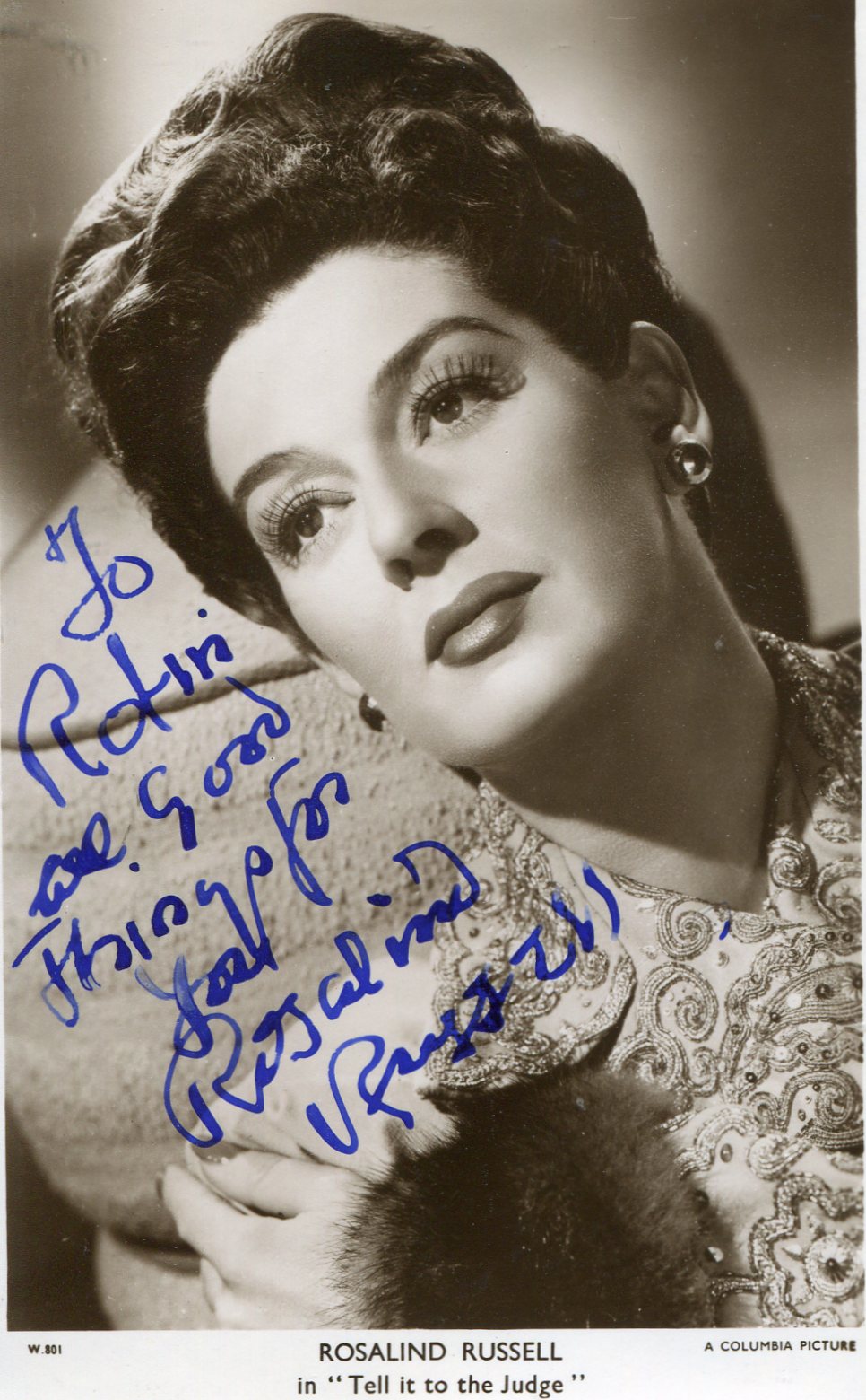 Rosalind Russell - Liam Bluett