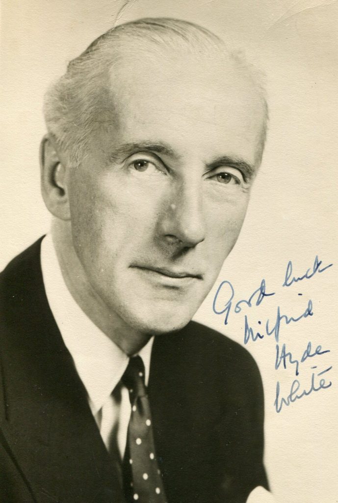 Wilfrid Hyde-White - Liam Bluett