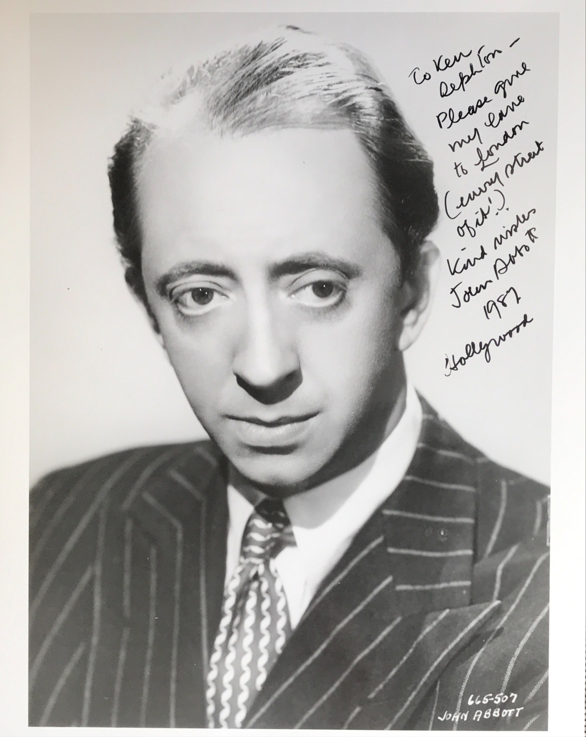 John Abbott – Movies & Autographed Portraits Through The Decades
